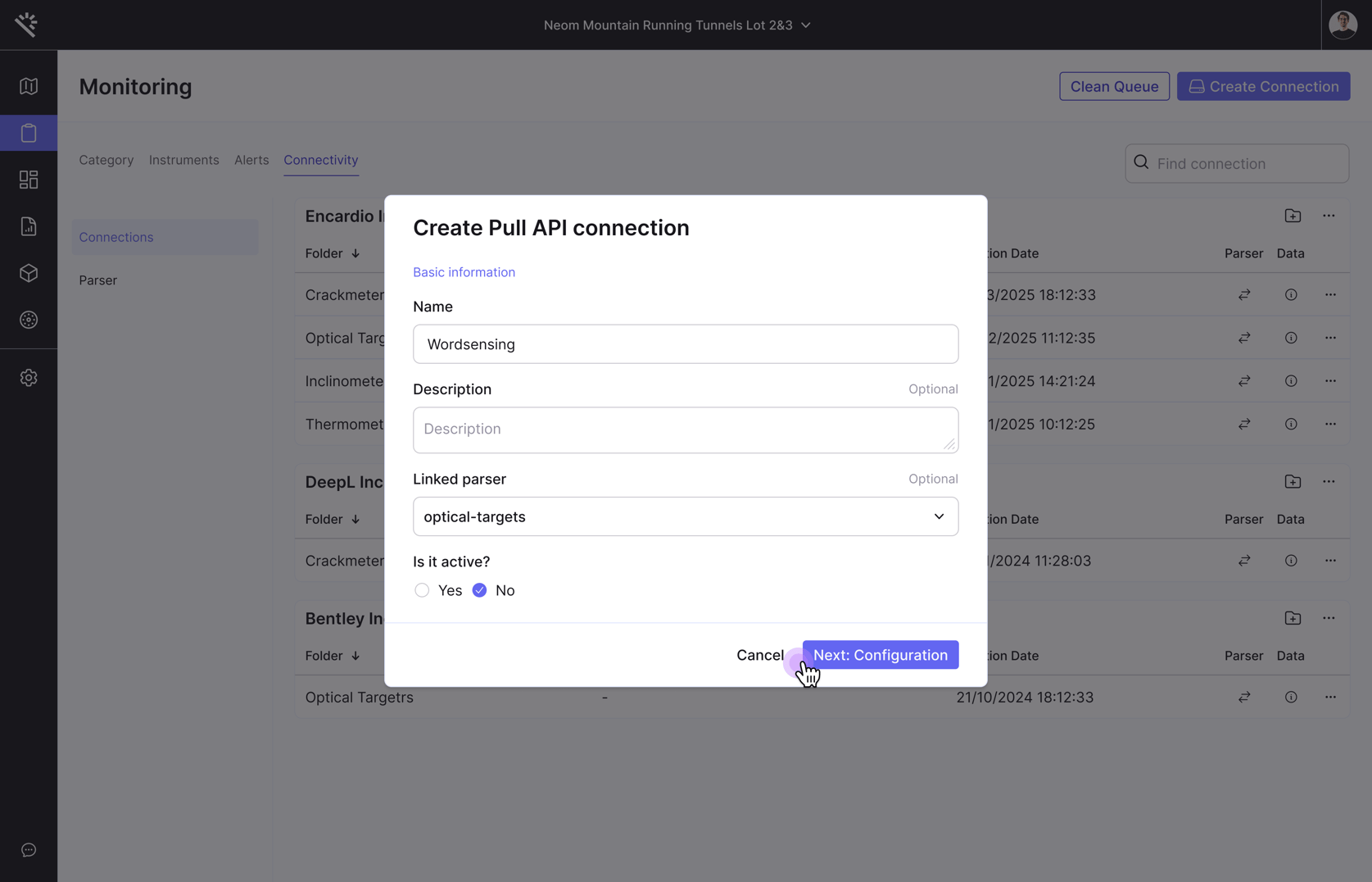Step 4: Set up your connection
