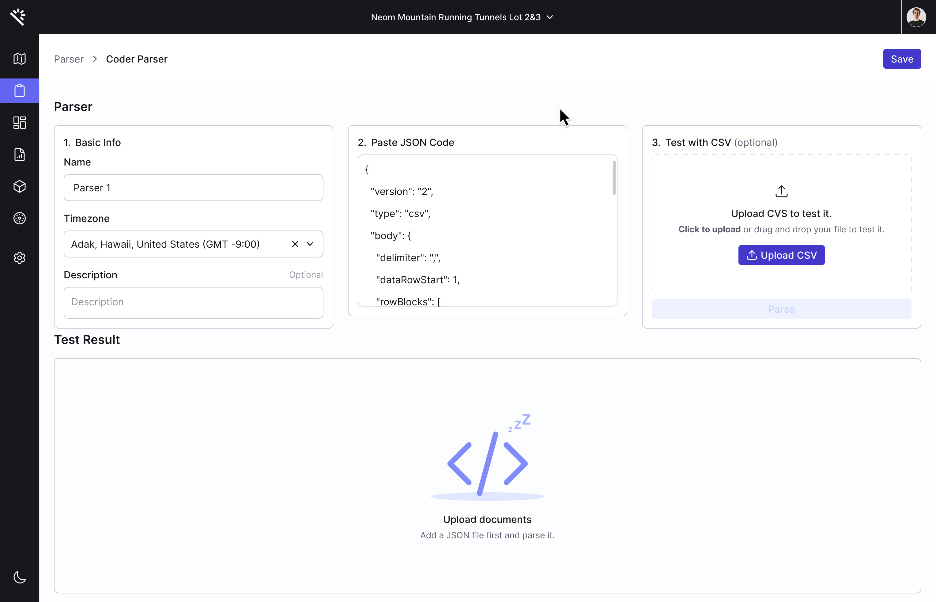 Step 5: Create & connect a parser